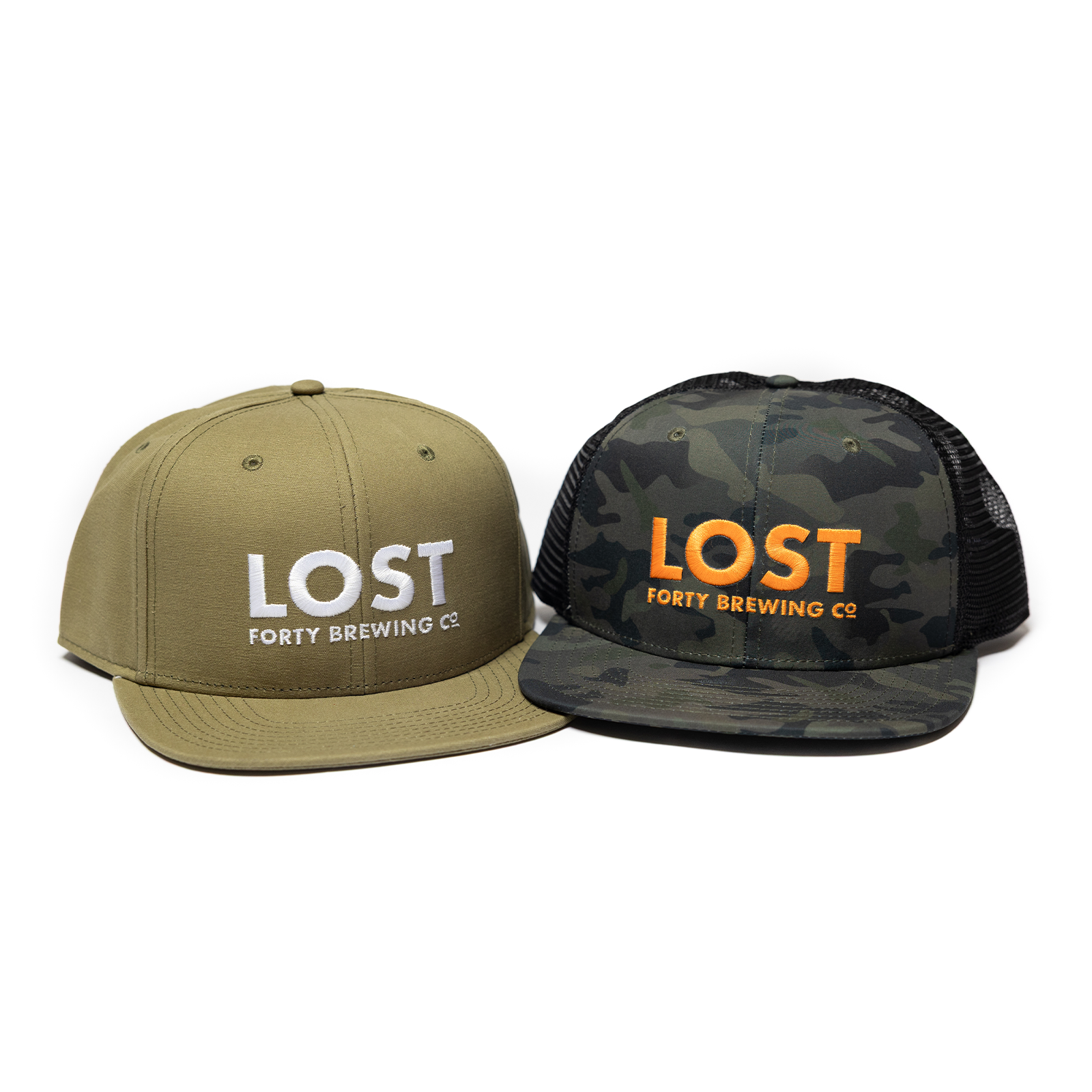 Lost Highway Trucker Hat | 4 Colors – Lost Forty Brewing